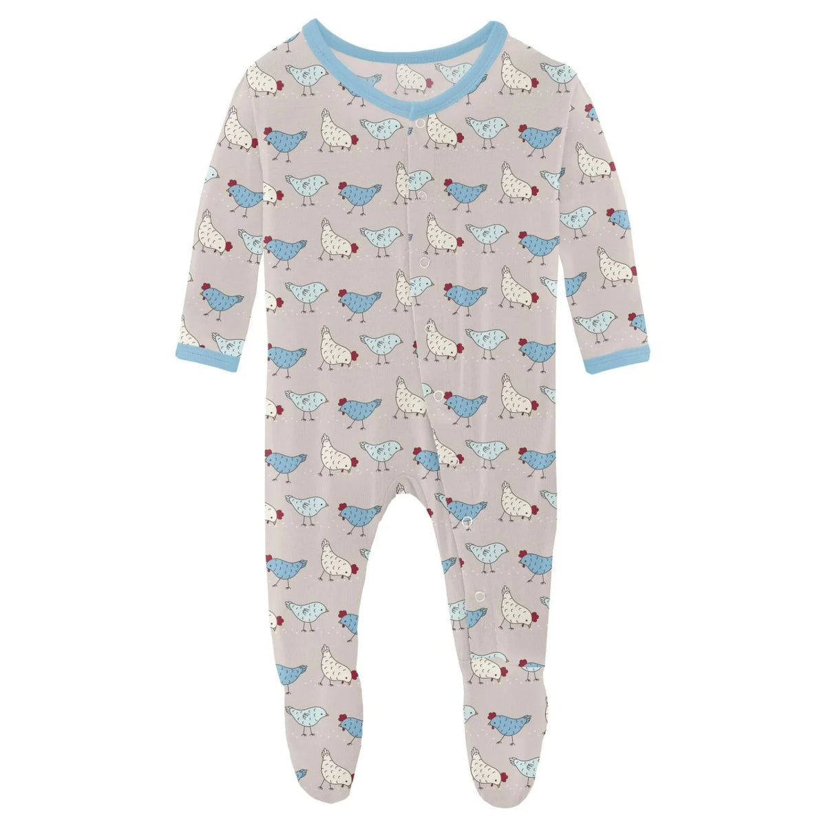 Kickee Pants Baby Print Footie with Snaps | Super Soft & Stretchy ...